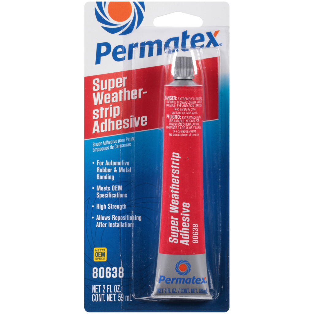 Permatex® Weatherstrip Adhesive, 59ml - Permatex