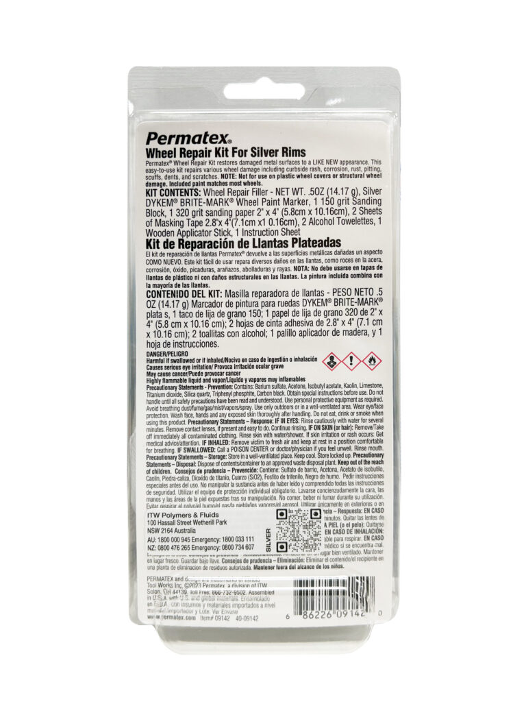 Permatex® Wheel Restoration Kit – Silver - Permatex