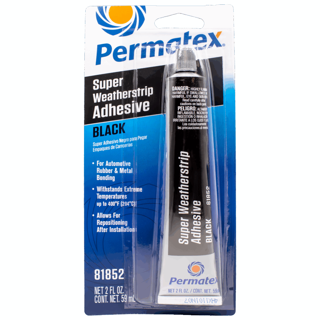 Permatex Australia - Black Super Weatherstrip Adhesive 59mL