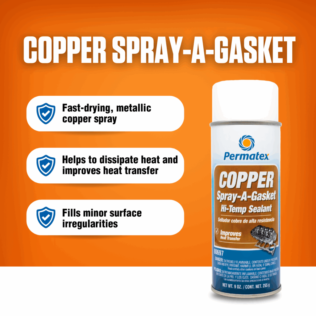 Permatex Australia - Copper Spray-a-Gasket 255g